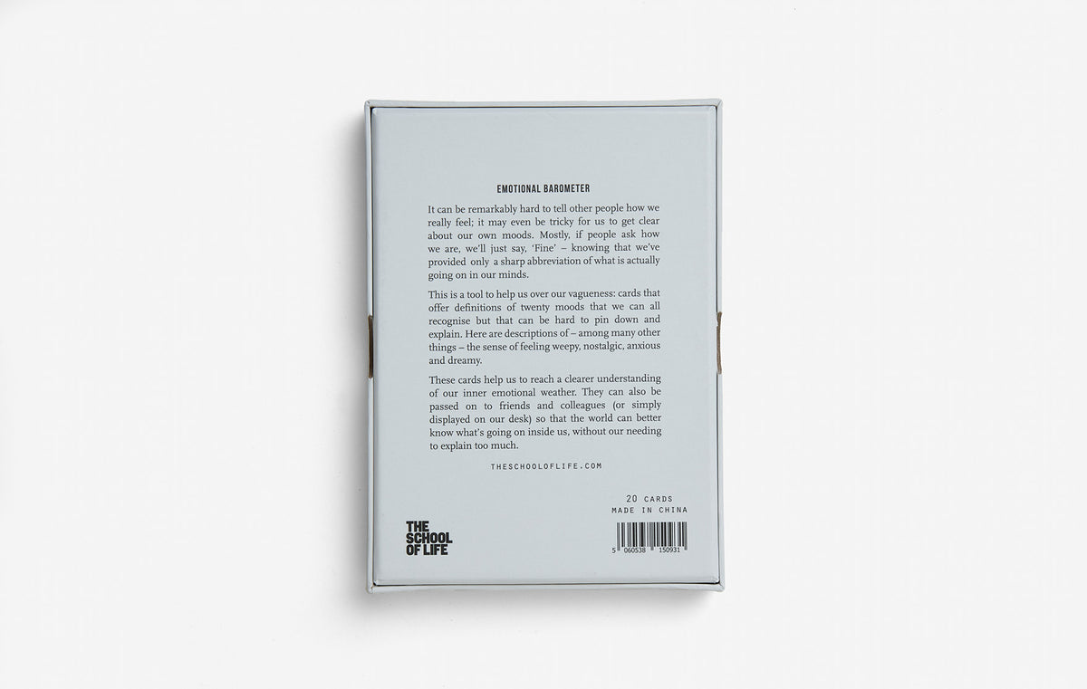 The School of Life | Emotional Barometer + Cards | 88SHEEP