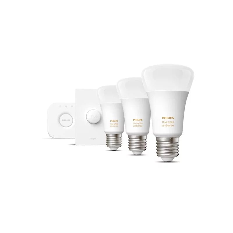 Philips Hue Starter Kit | White Ambiance 11W 1100 lm E27 Set | 88SHEEP