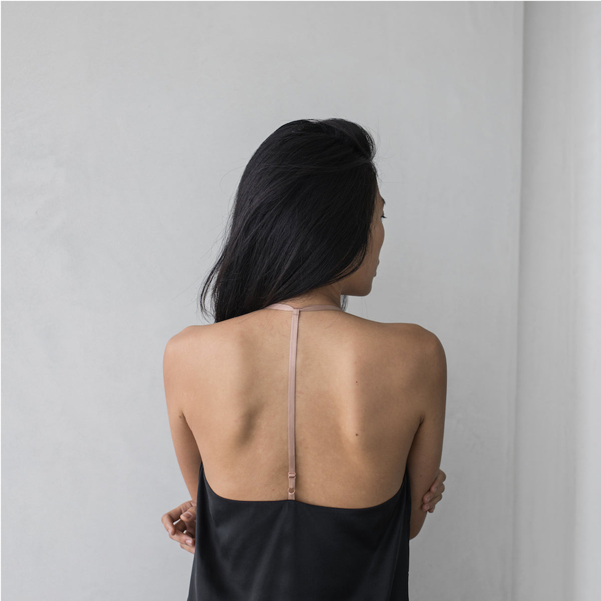 Washable Silk Dress - Washed Black | 88SHEEP